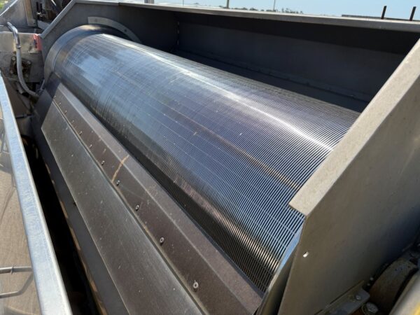 Screen Dewatering 2m long x 600mm Dia 2mm gap Stainless Steel ...